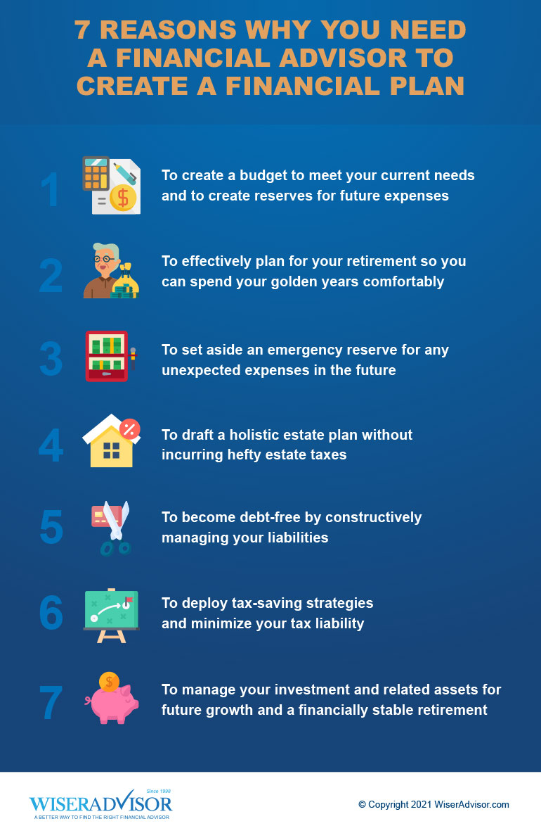 7 Reasons Why You Need A Financial Advisor To Create A Financial Plan 